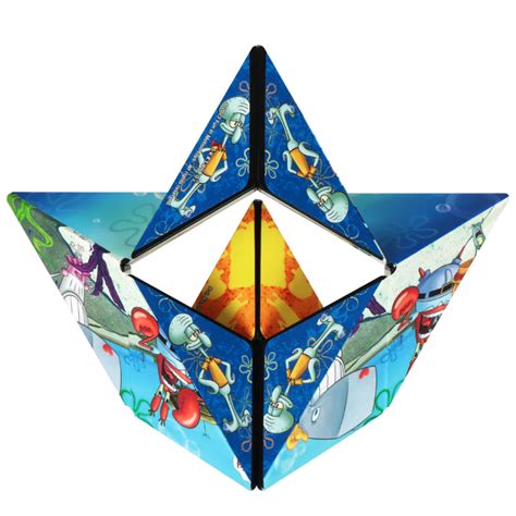 Shashibo Shape Shifting Fidget Cube Nickelodeon Spongebob Squarepant 707 Street