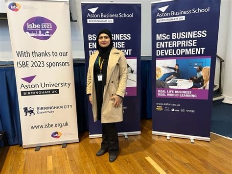 Humera Tariq On Linkedin Attending The Isbe Conference 2023 Which Took Place At Aston University…