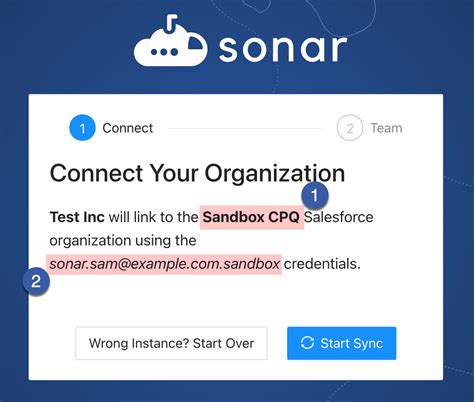 How Do I Connect A Sandbox To Sonar Arovy