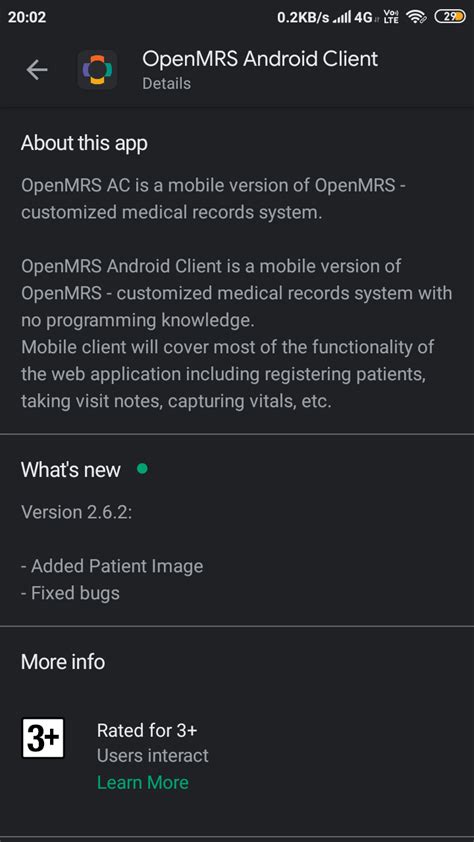 need for better play store listing for android client android client