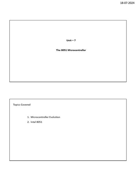 8051 Microcontroller Pdf Microcontroller Digital Electronics