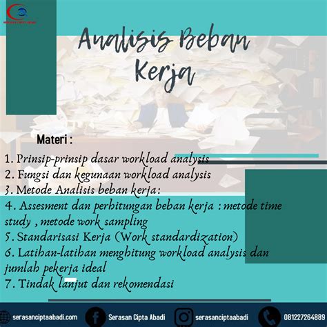 Work Load Analysis Serasan Cipta Abadi