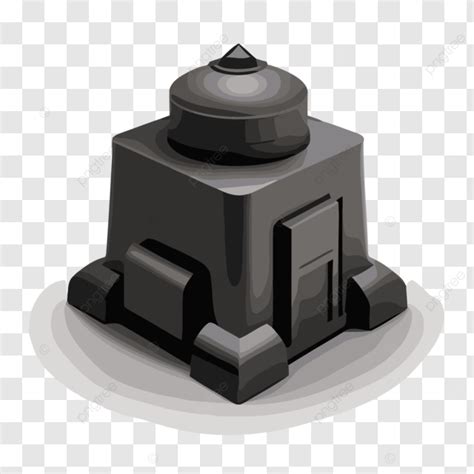블랙박스의 3d 모델 벡터 흰색 배경에 포탑의 단순한 검은 아이콘 그림자 없음 작은 프레임 중앙 Png 일러스트 및 벡터 에 대한 무료 다운로드 Pngtree