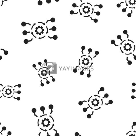 Algorithm Api Software Icon Seamless Pattern Background Business