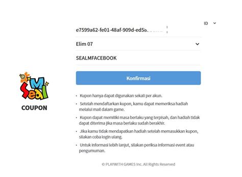 Redeem Code Seal M Update 2023