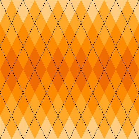 Orange Gradient Argyle Pattern Argyle Vector Pattern Argyle Pattern Seamless Geometric