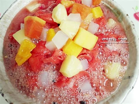 수박화채 만드는법♪ 네이버 블로그