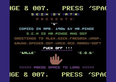 CSDb V The Computer Game By Swedish Copy Masters 1986