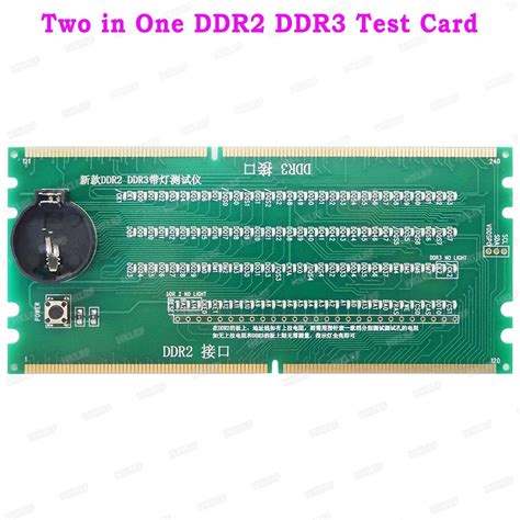 ddr2 ddr3 2 인 1 조명 테스터 데스크탑 마더 보드 집적 회로 led 진단 분석기 테스트 카드 계산기