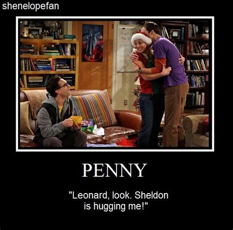 Sheldon Penny Hug