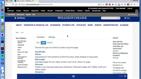 Drupal Logging Inout And Subpages Youtube