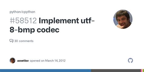 Implement Utf Bmp Codec Issue Python Cpython Github