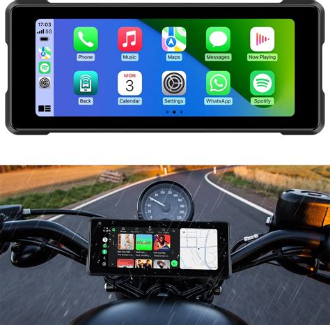 Carpuride W603 Motorcycle Carplay Screen Wireless Carplay