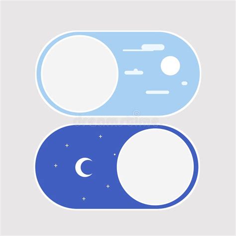 light and dark mode day and night mode moon and sun icon for mobile