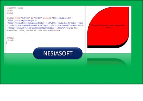 Menggunakan Javascript Untuk Mengubah Property Element Contoh Elemen Disini Adalah Tag Button