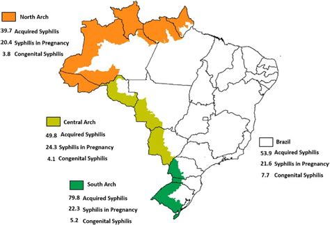 Detection Rate Of Acquired Syphilis Per 100000 Inhabitants Syphilis