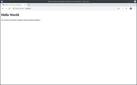 Continuous Delivery Mittels GitLab CI Und Docker TheHacker S Blog