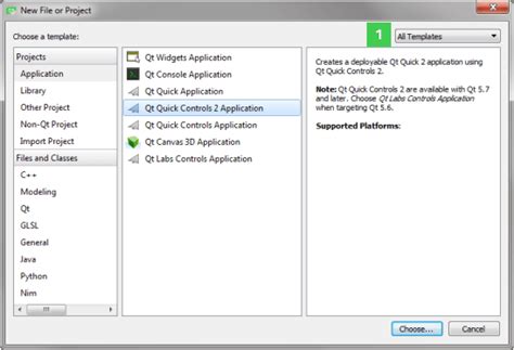 Creating Projects Qt Creator Manual