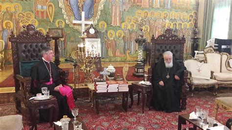 პატრიარქი ილია Ii ვატიკანის ელჩს მადლობას უხდის