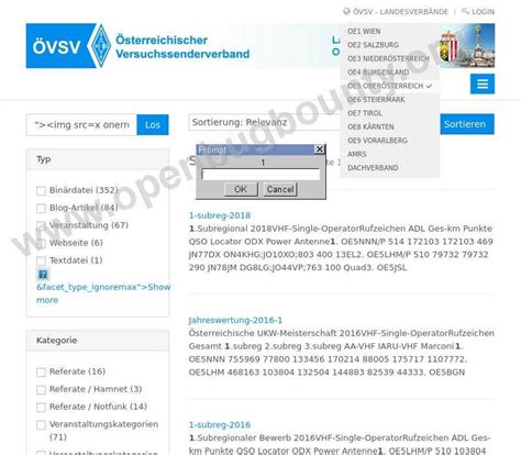 Oe Oevsv At Cross Site Scripting Vulnerability OBB Open Bug Bounty