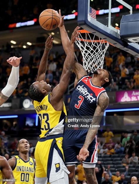 Bradley Beal Of The Washington Wizards Blocks The Shot Of Aaron News Photo Getty Images
