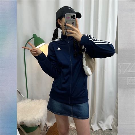 아디다스 네이비 And 화이트 져지 L 후루츠패밀리