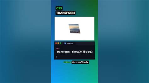Css Transform Html Css Css3 Learnhtml5andcss3 Webdevelopment