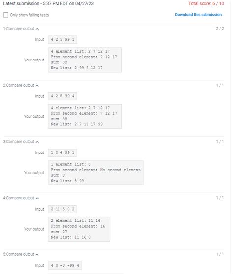 solved in c language most outputs were correct except the