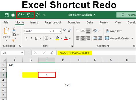 Excel Shortcut Redo How To Use Excel Shortcut Redo