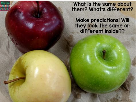 Apple Learning Across The Day Mrs P S Specialties