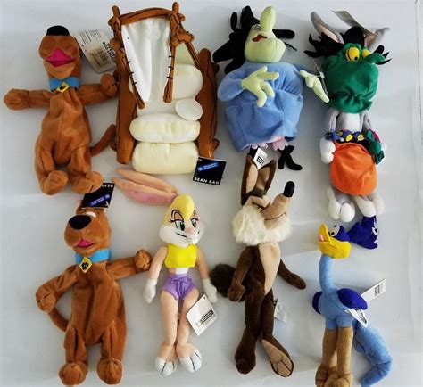 Lot Of 79 Warner Bros Wb Hanna Barbara Beanbag Plush Toys Dolls