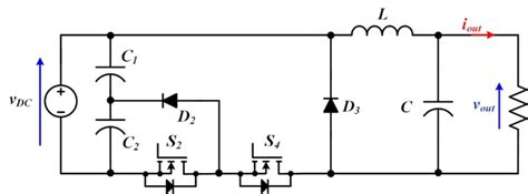 three level buck converter with cathode three level power switch cells