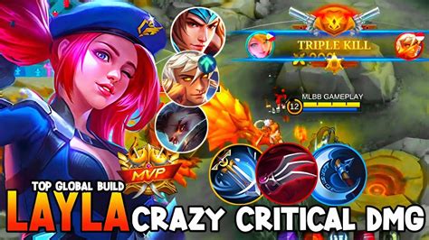 NEW META!! LAYLA BEST BURST CRIT DAMAGE HACK! - TOP 1 GLOBAL BUILD 2024 ...