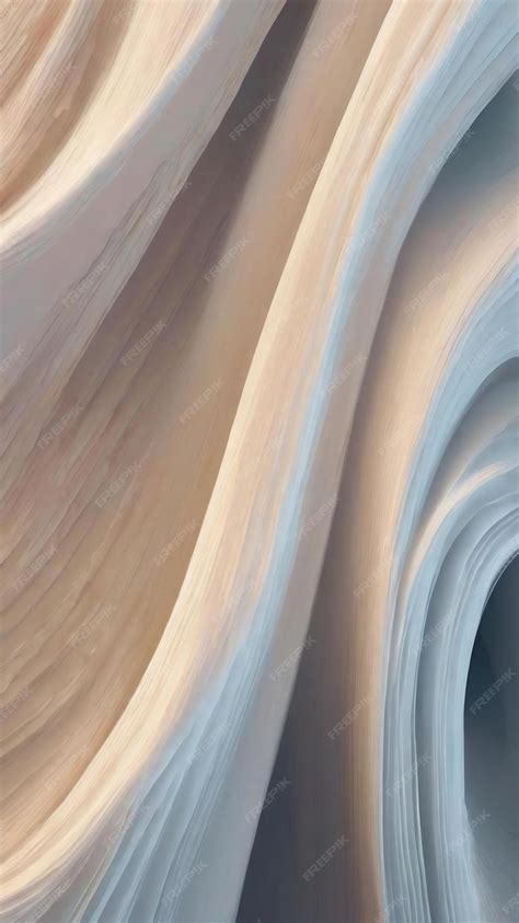 Premium Ai Image 3d Rendering Waveform Offwhite Abstract Line Texture Texture Background