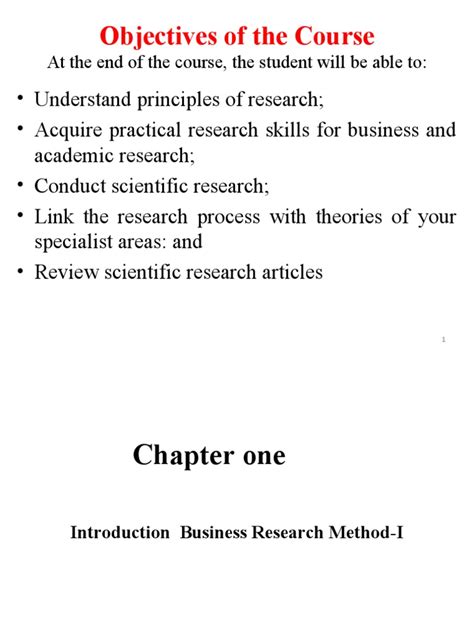 chapter 1 introduction to advanced business research methods 2 pdf