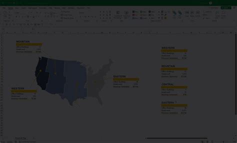 Excel 2007 Us Map Chart Excel Maps With E Maps The Best Mapping