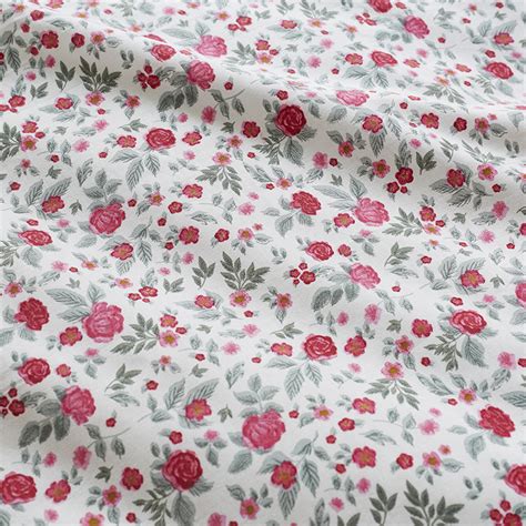 Hannah Floral Bow Fastening Pink Duvet Cover Set