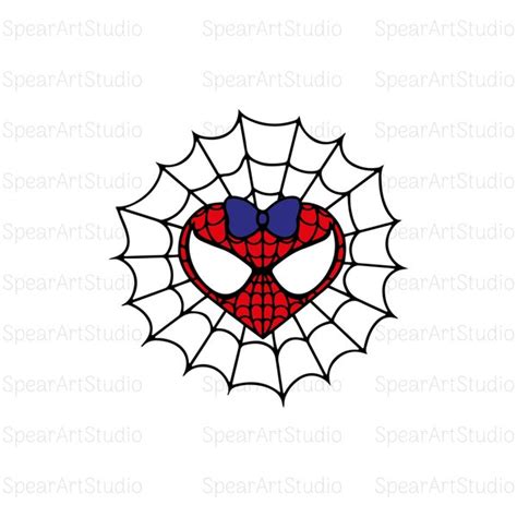 Spiderman Heart Etsy México