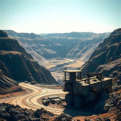 Massive Equipment For Open Pit Mining In Industrial Sector Premium Ai