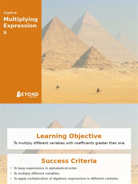 Multiplying Expressions Presentation Pdf Multiplication Mathematics