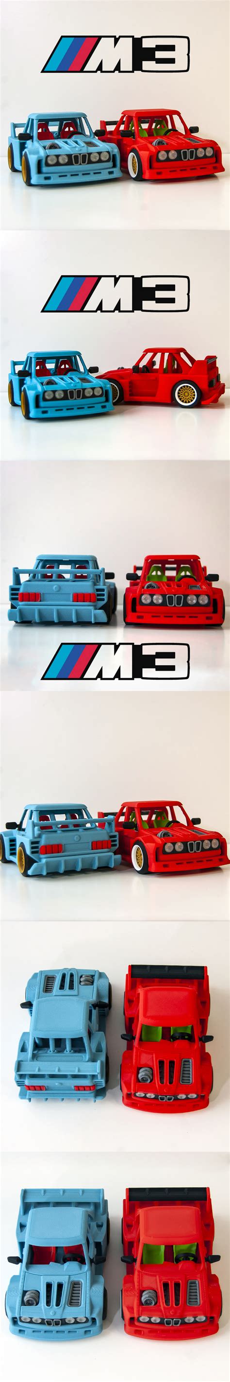 Desire Fx 3d Models Cute Cartoon Style Bmw E30 M3 Turbo 3d Print Model