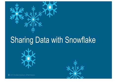 Data Sharing With Snowflake By Kristina Dunbar Issuu