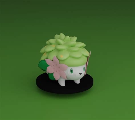 Stl File Pokemon Shaymin・3d Printing Design To Download・cults