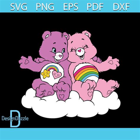 Care Bear Cloud Layered Png Wish Bear Png Care Bear Png Be Inspire