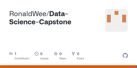 Github Ronaldwee Data Science Capstone