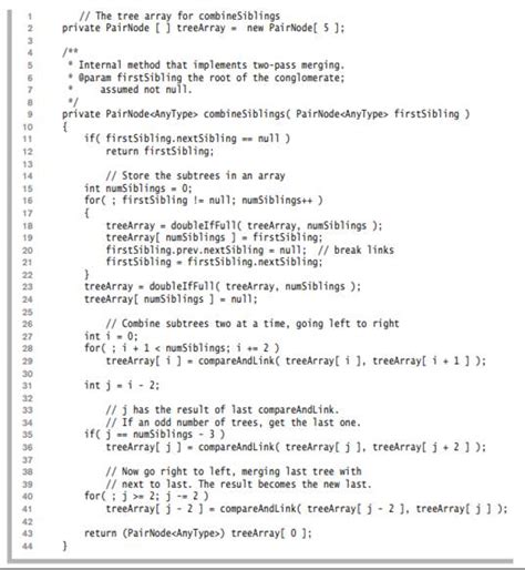 Solved Implement The Queue Algorithm For Combine Siblings And