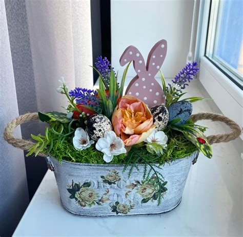 Пасхальная композиция Пасхальные поделки Пасхальный декор Весенний