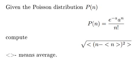 Solved Given The Poisson Distribution Pn Pnne−aan