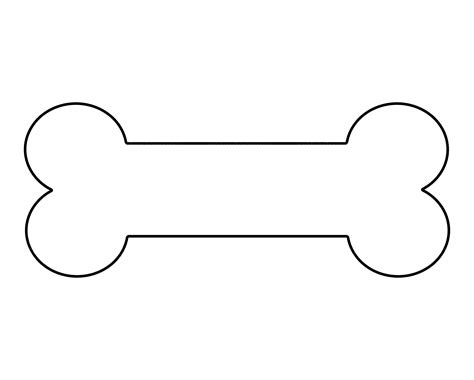 Dog Bone Outline Svg Dog Bone Outline Png Dog Bone Silhouette Cut