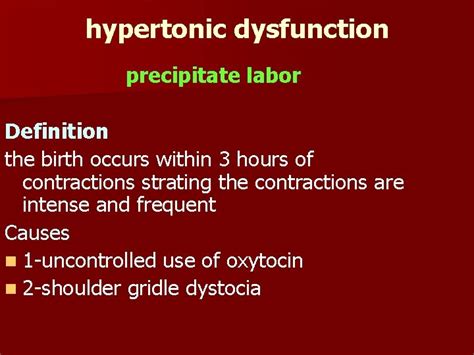 Abnormal Labour Prepared By Prof Dr Nadia Abdalla